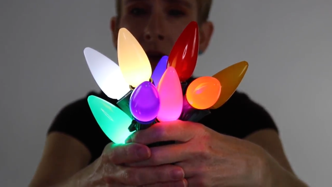 Opaque LED Bulbs Video – Christmas Light Source