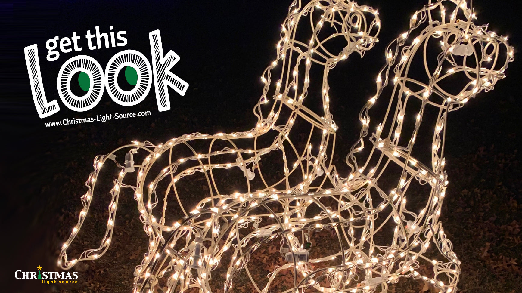 Get This Look: Relighting a Herd of Horses – Christmas Light Source