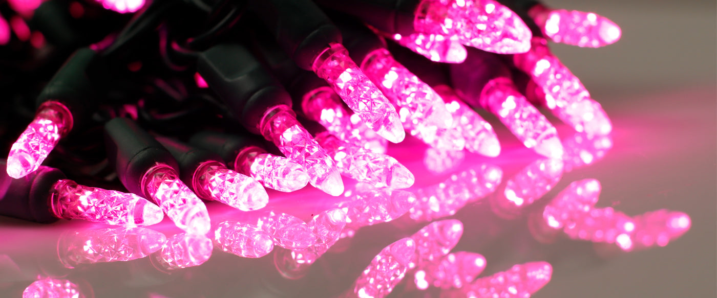 Decorating with Pink Lights – Christmas Light Source