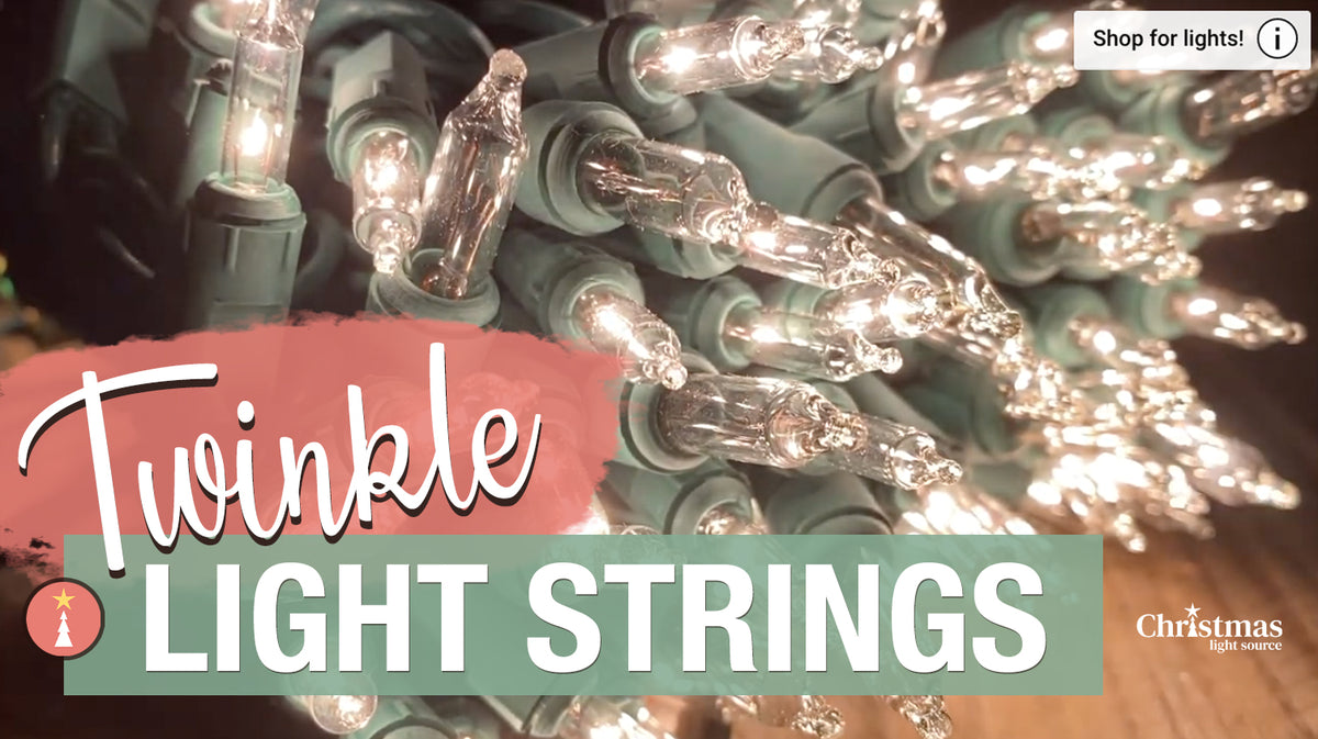 Video: Glass Twinkle Light Strings – Christmas Light Source