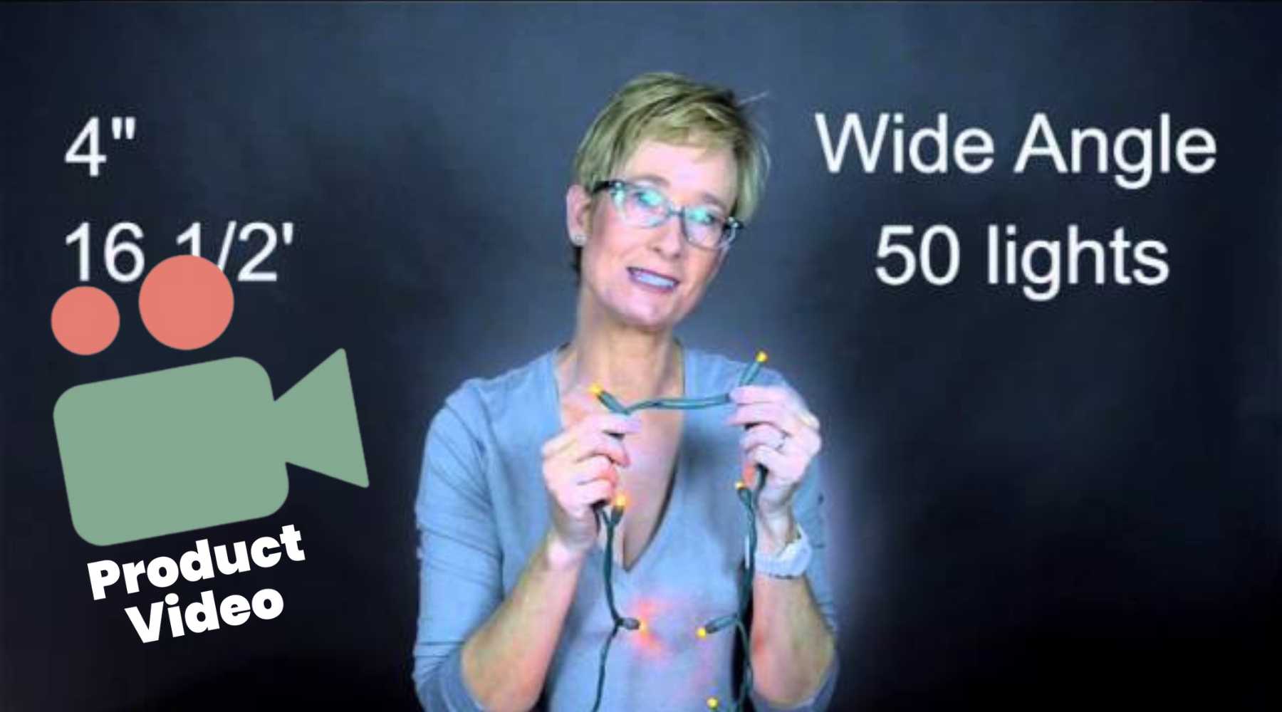 Red Wide Angle LED Christmas Lights – Christmas Light Source