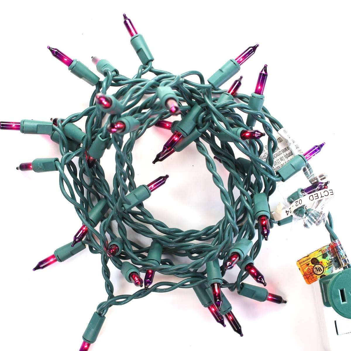 Purple Craft Lights - light strings with a single plug – Christmas ...