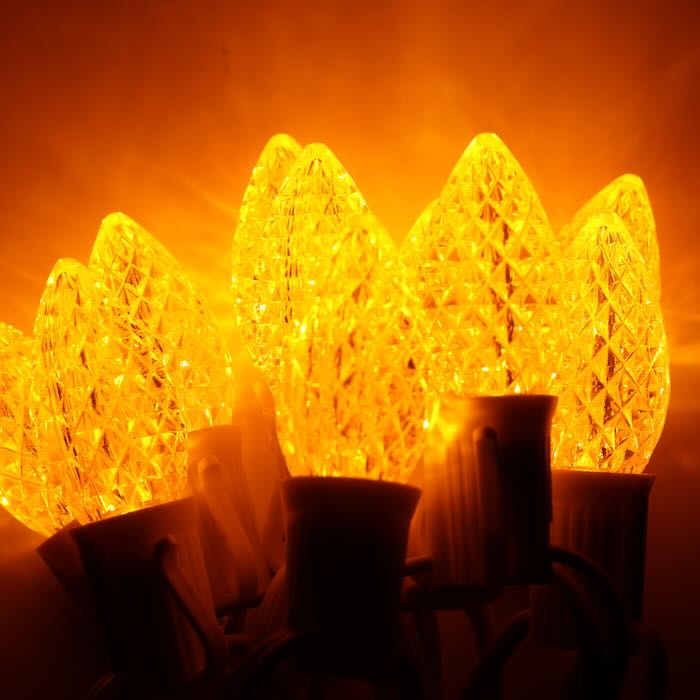 Illuminance Elegance™ C8 Yellow LED Bulbs E17 Bases (SMD) (25 Pack ...