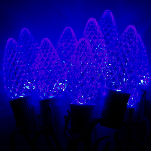Illuminance™ C9 Blue LED Bulbs E17 Bases (SMD) (25 Pack) – Christmas ...