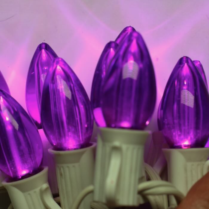Illuminance™ C7 Purple Smooth LED Bulbs E12 Bases (SMD) (25 Pack ...