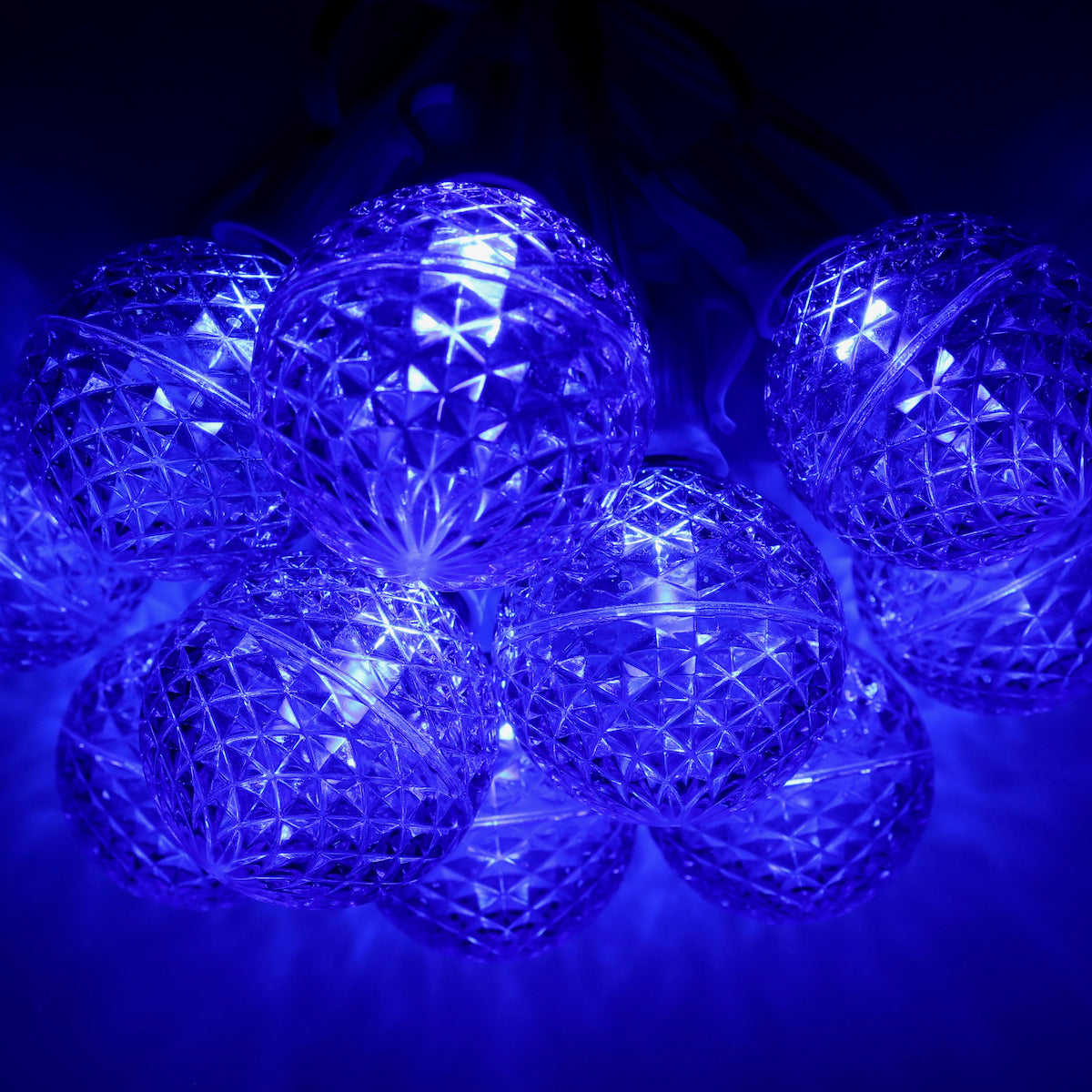 Minleon G50 Blue LED Bulbs E12 Bases (SMD) (10 Pack) – Christmas Light ...