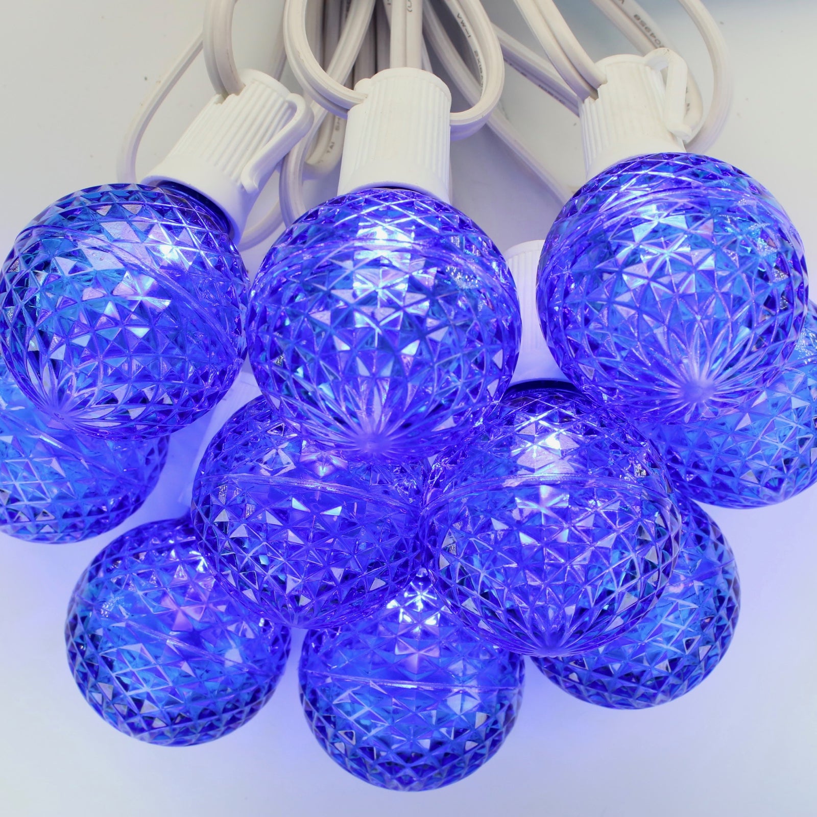 Minleon G50 Blue LED Bulbs E17 Bases (SMD) (10 Pack) – Christmas Light ...