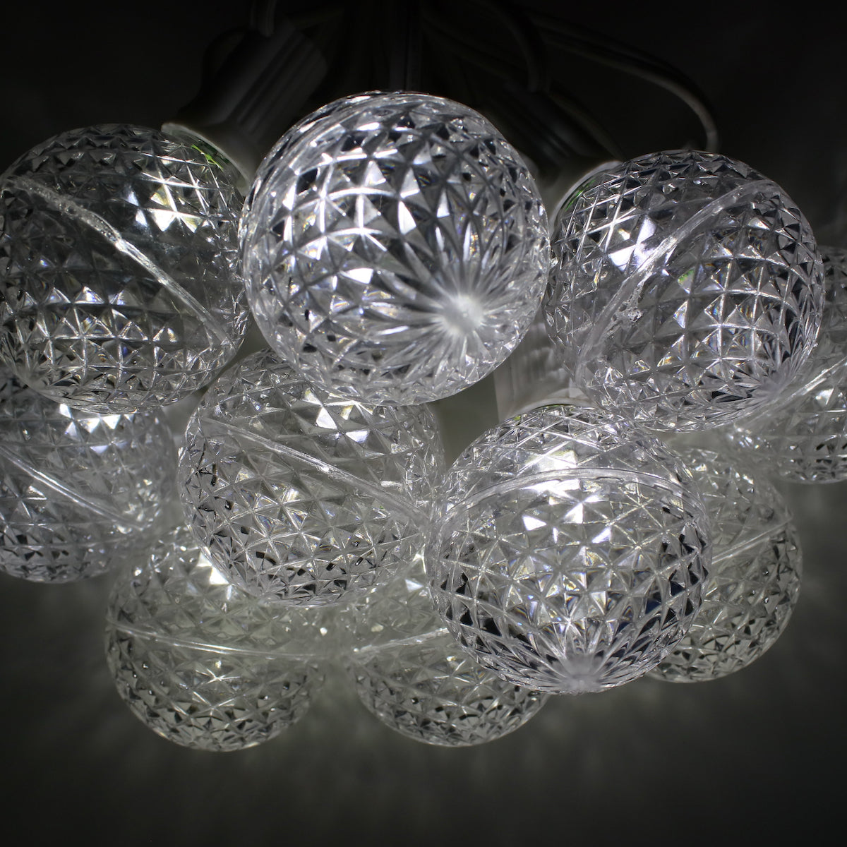 Minleon G50 Pure (Cool) White LED Bulbs E12 Bases (10 Pack) – Christmas ...