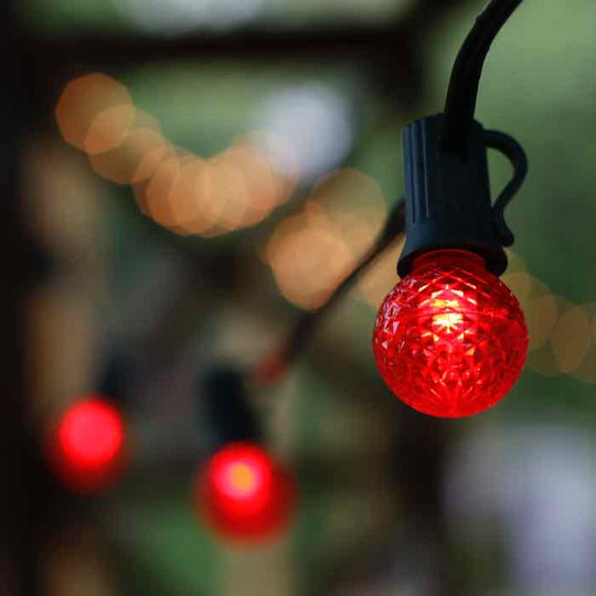 Minleon G40 Red LED Bulbs E12 Bases (SMD) (25 Pack) – Christmas Light ...