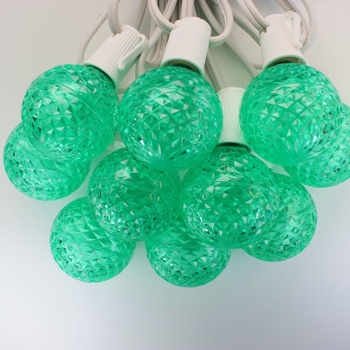 Minleon G50 Green LED Bulbs E17 Bases (SMD) (10 Pack) – Christmas Light ...