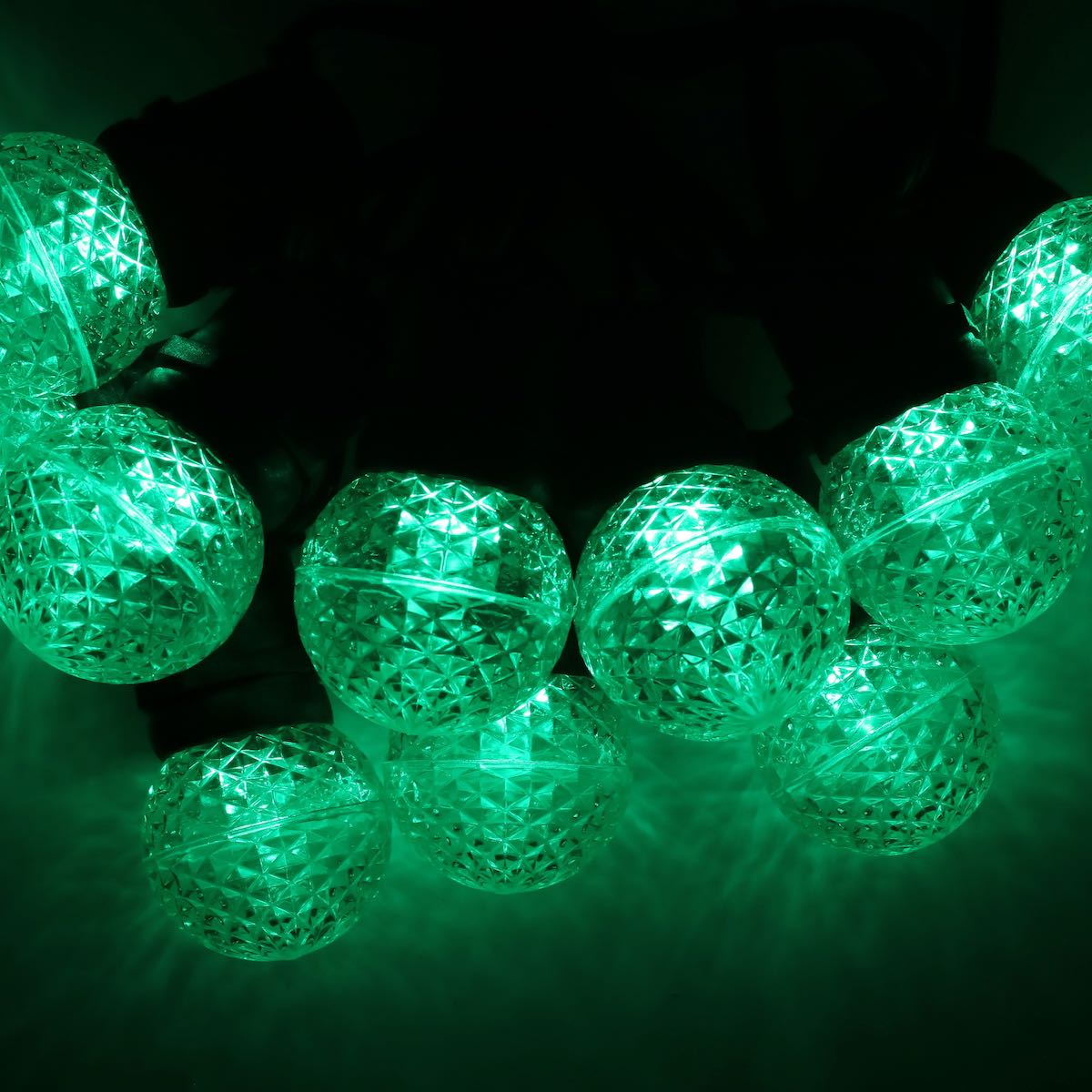 Minleon G50 Green LED Bulbs E26 Bases (SMD) (10 Pack) – Christmas Light ...