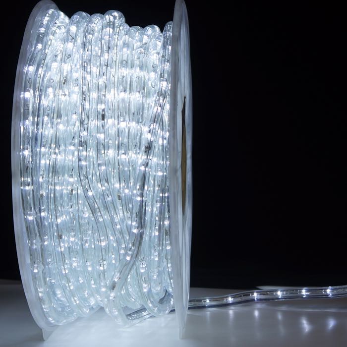 1/2" Pure White LED Rope Lights – Christmas Light Source
