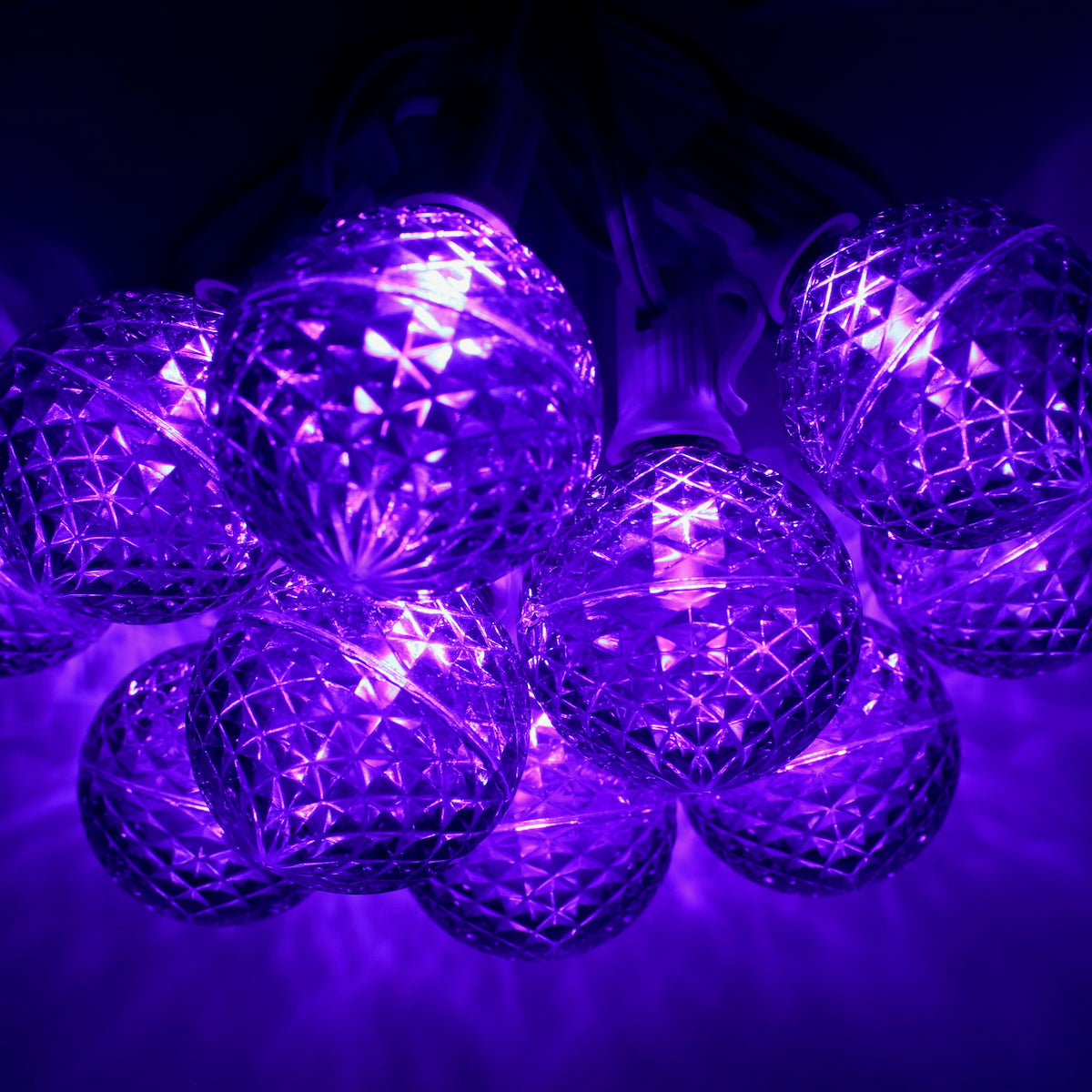 Minleon G50 Purple LED Bulbs E12 Bases (SMD) (10 Pack) – Christmas ...