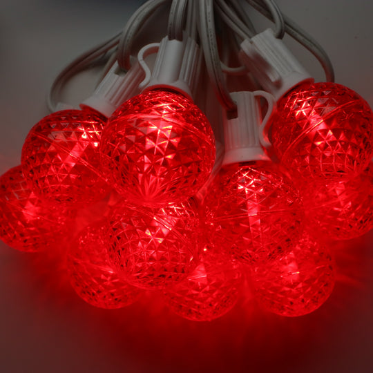Minleon G40 Red LED Bulbs E12 Bases (SMD) (25 Pack) – Christmas Light ...