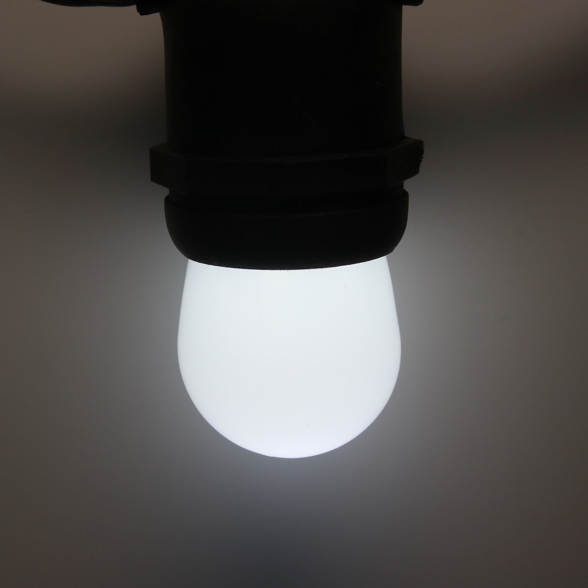 Minleon S11 Pure (Cool) White Opaque LED Bulbs E26 Bases (25 Pack ...