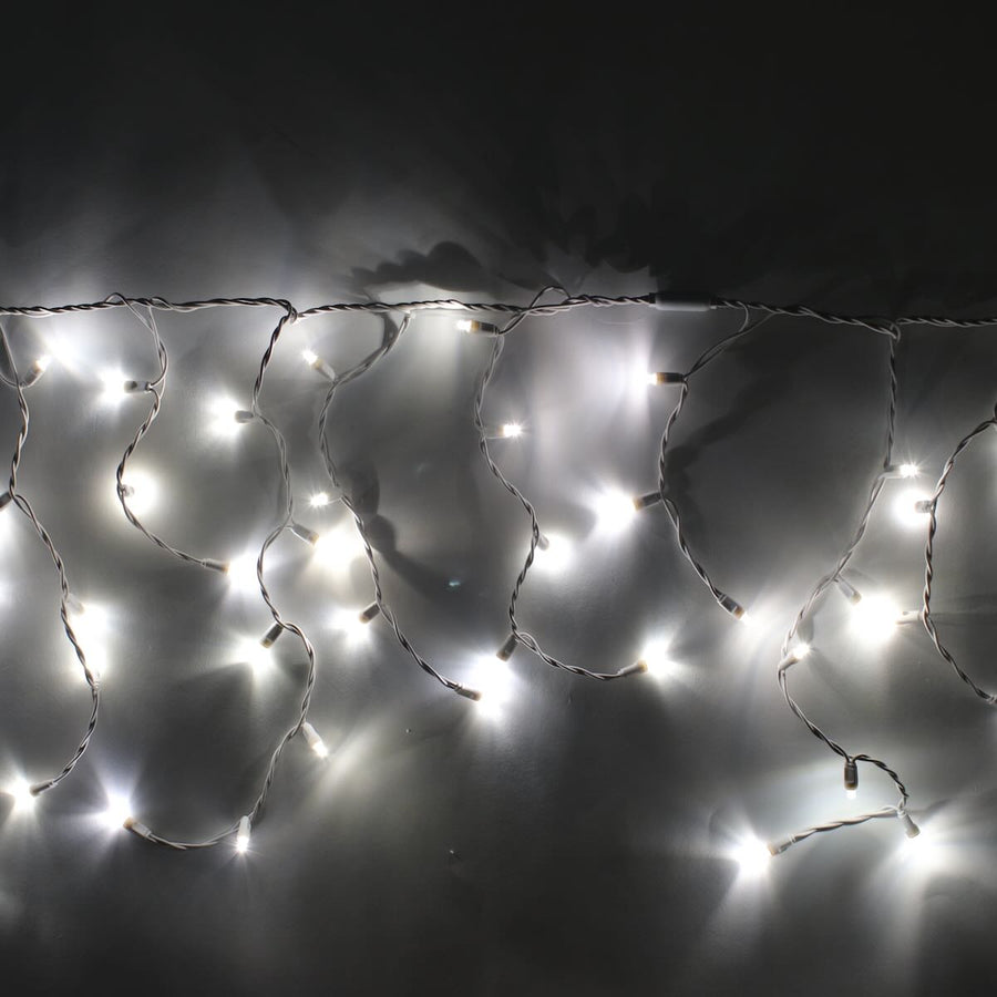 LED Christmas Lights on White Wire – Christmas Light Source