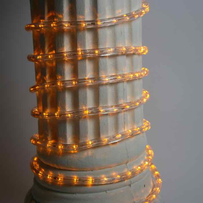 3/8" Yellow LED Rope Lights – Christmas Light Source