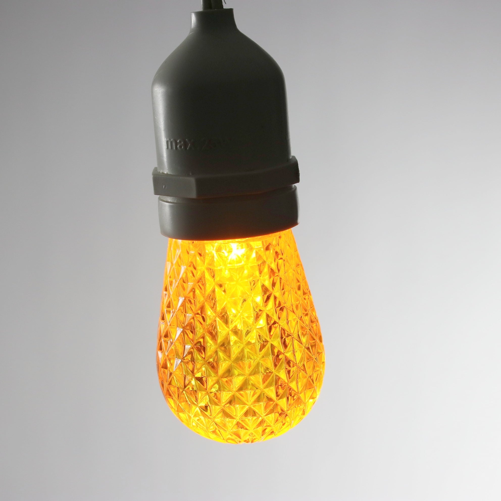 T50 Yellow LED Bulbs E26 Bases (SMD) (10 Pack) – Christmas Light Source